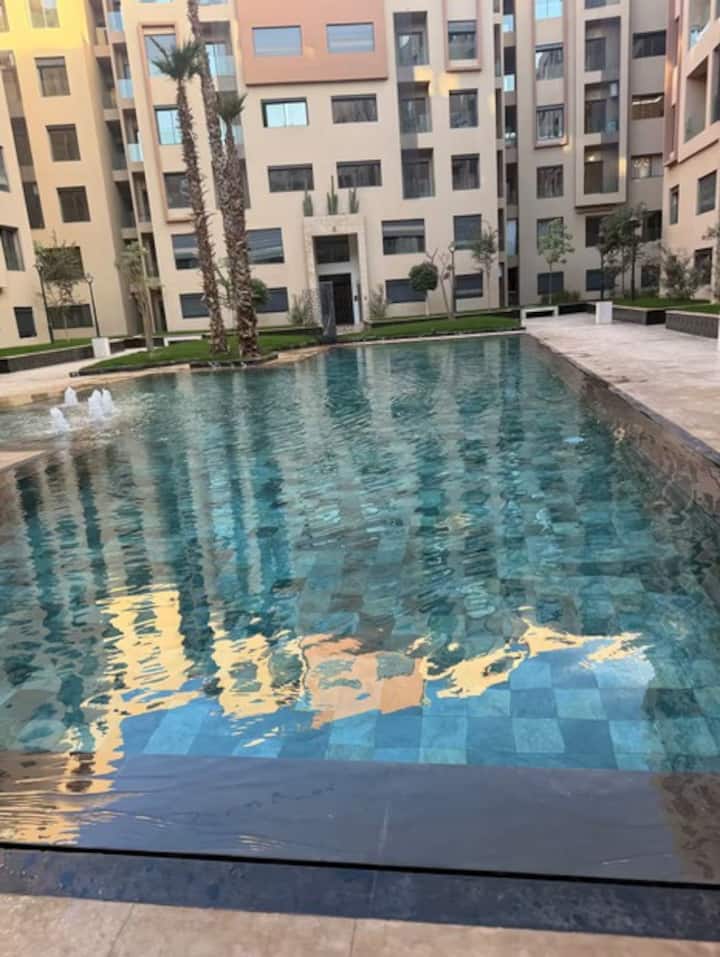 Superbe Appart Piscine, Jacuzzi & Salle De Sport - Morocco