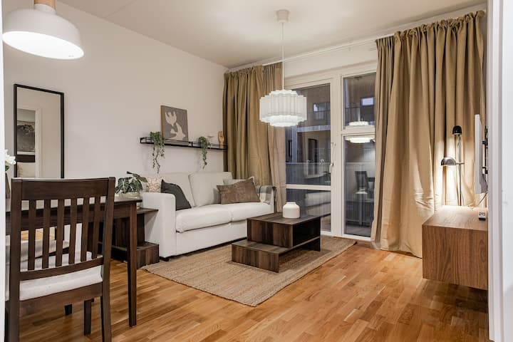 New Built And Stylish Apartment In Barkarbystaden - Sollentuna