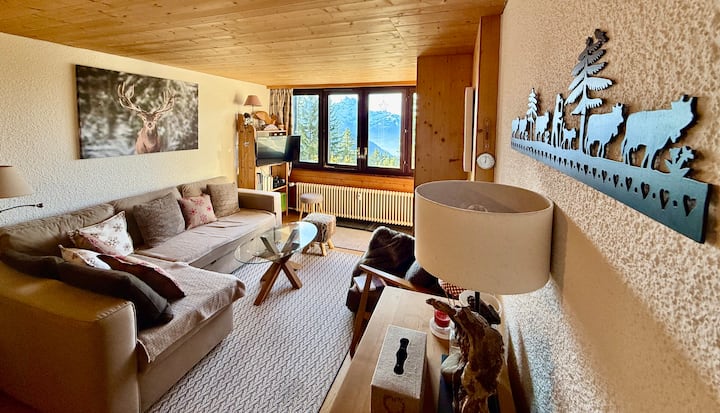 52.1 Inf. Appartement Cosy Alpe Des Chaux 6pax - Gryon