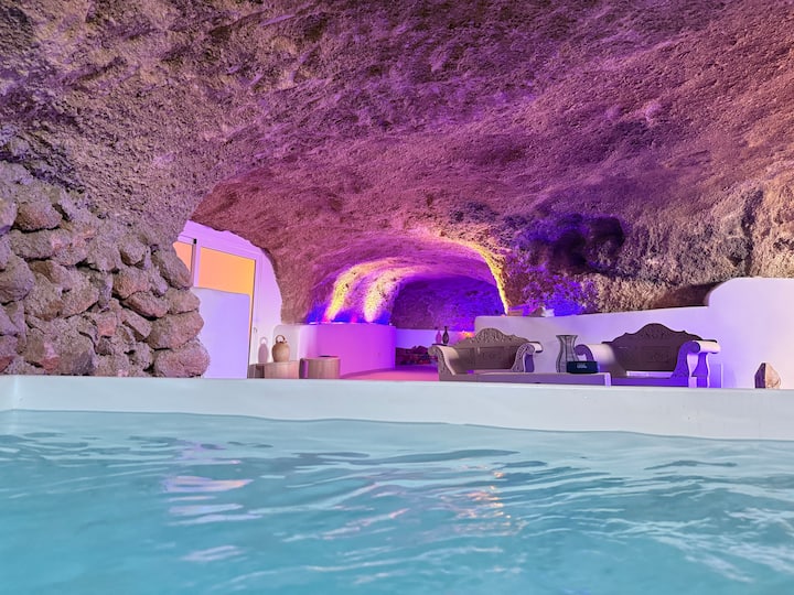 Grotte Avec Piscine Intérieure Chauffée Et Jardin - Tenerife