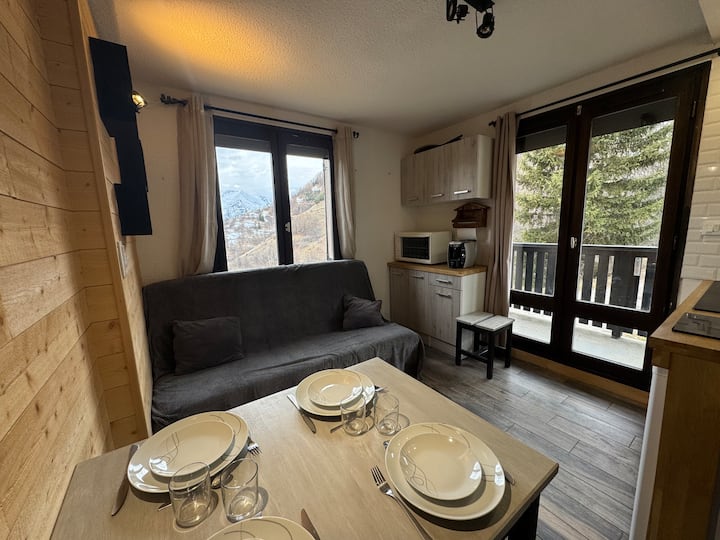 Studio Rénové 4 Pers - Huez - L'Alpe d'Huez