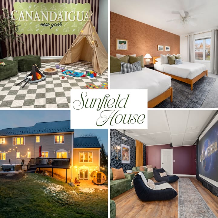 Sauna-hot Tub-game Rm-views-4 Min Lake-15 Min Ski - Canandaigua, NY