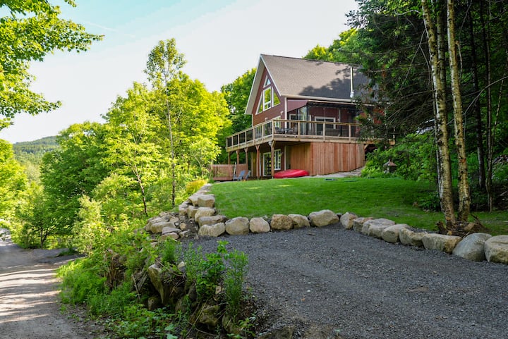 Chalet Vue Lac Pour 8, Plage Et Ski/vélo - Stoneham-et-Tewkesbury