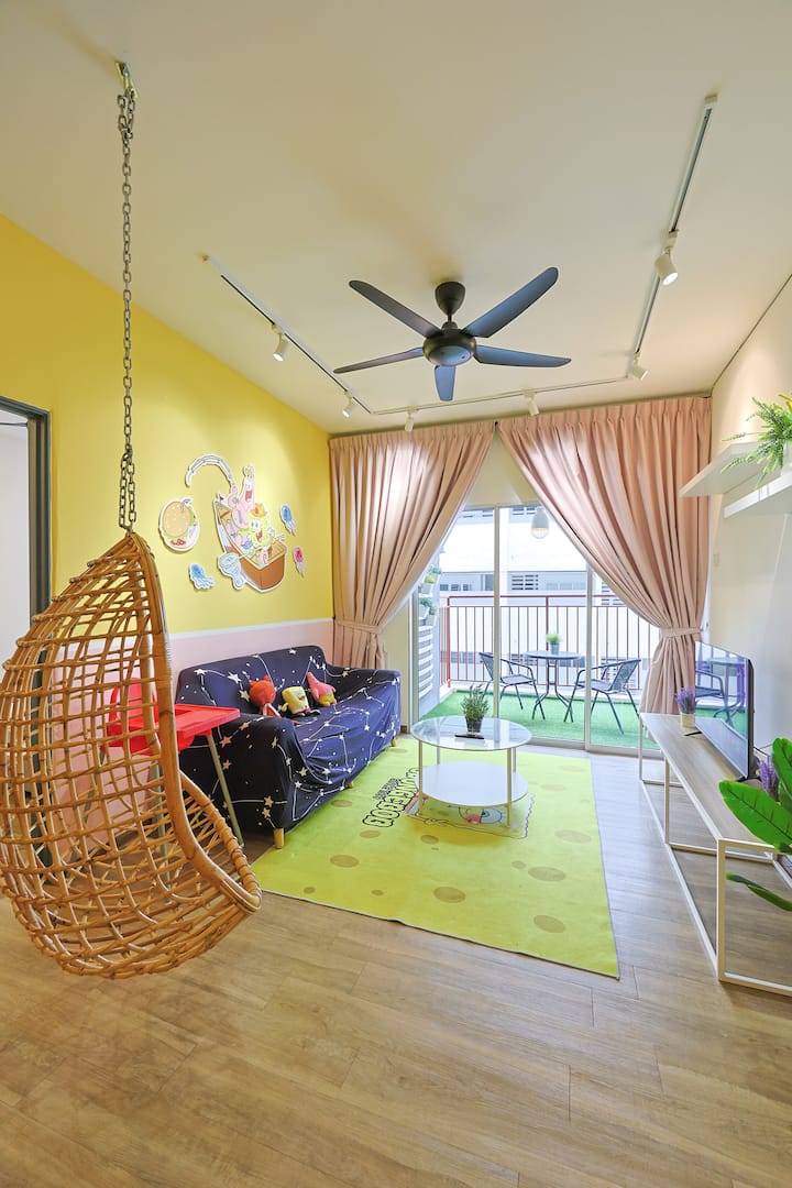 Spongebob Fun Family Homestay In Cameron Highland - Cameron Highlands