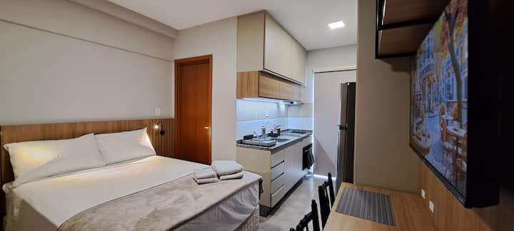 Novíssimo, Netflix Etc. Lavanderia, Gym, Coworking - Barbacena