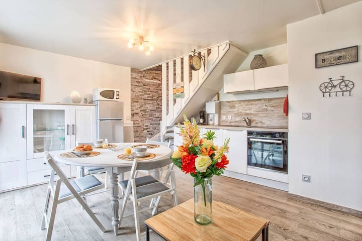 Duplex Pour 4 Voyageurs, Résidence Accès Plage - Franceville-Plage