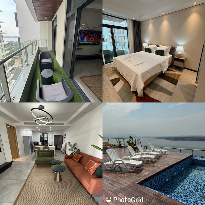1 Bed Fokia Gombe With Pool And Gym - Kinshasa