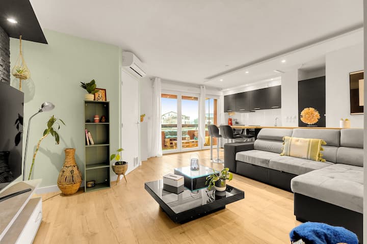 Le Gloria - T3 Climatisé Avec Parking à Blagnac - Blagnac