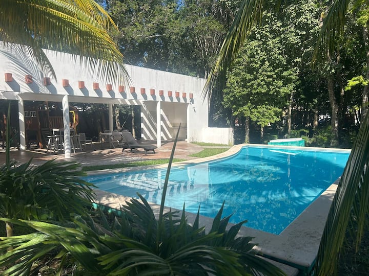 Casa Mándala Para 6 Y 2 Recámaras Alberca A/c Wifi - Playa del Carmen