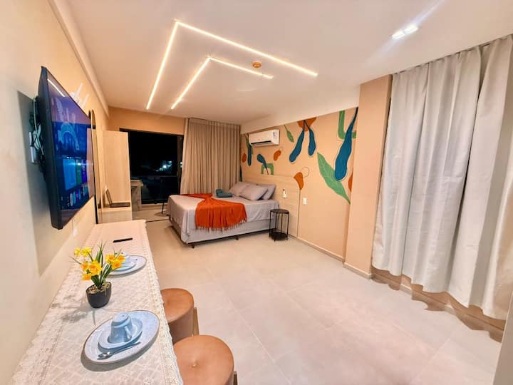 Pé Na Areia Com Piscina E Vista Mar Em Carneiros - Brasil