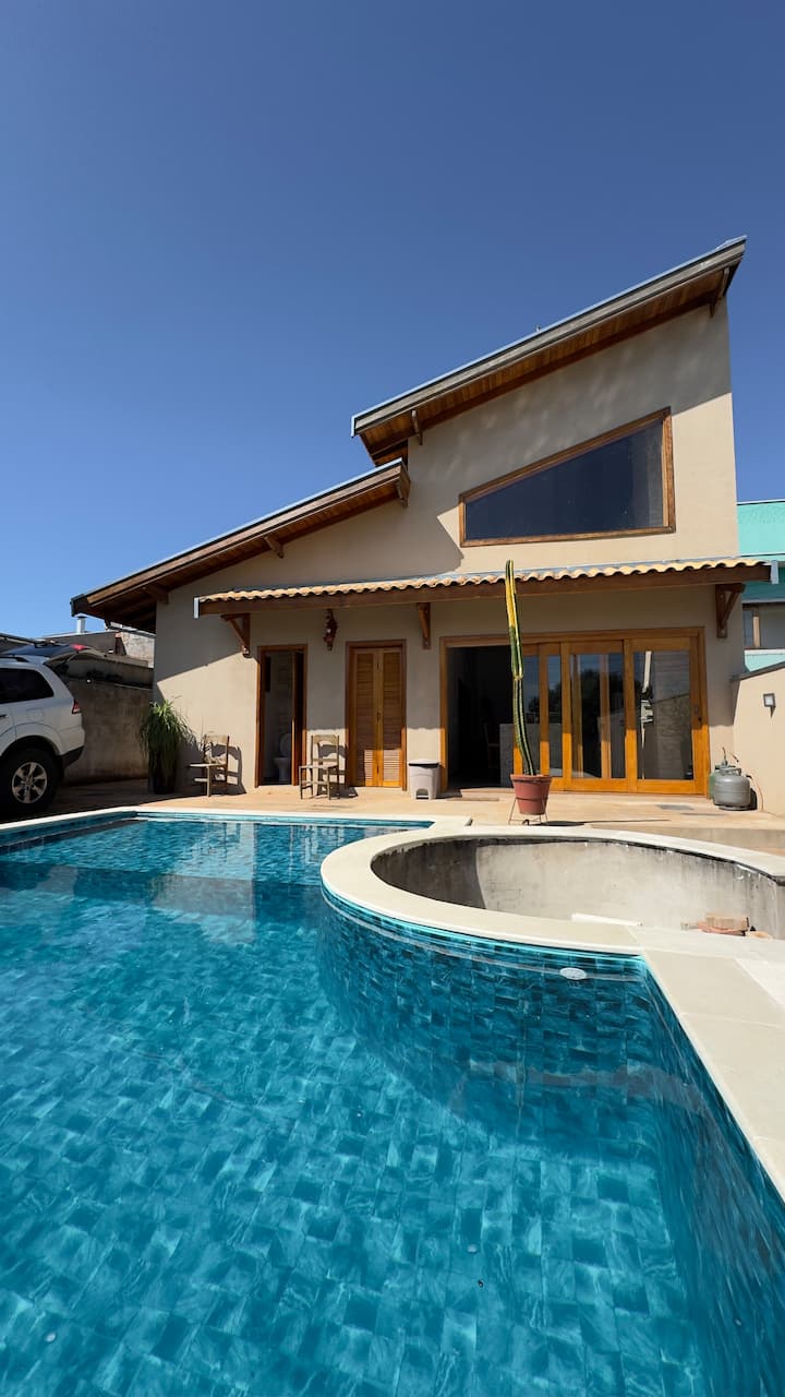 Casa Com Piscina Hidro E Vista Dos Balões Boituva - Boituva