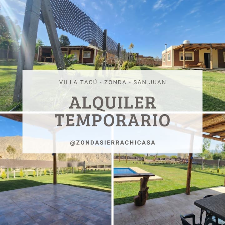 Cabañas Sierras Chicas, Villa Tacu, Zonda - Provincia de San Juan