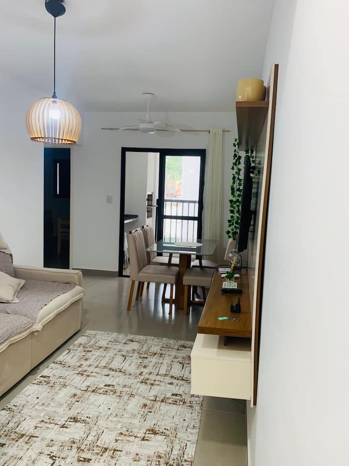 Ap Novo Pé Na Areia Localização Privilegiada. - Caraguatatuba