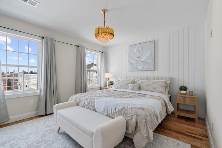 Modern 3br Apartment Near Nyc & Ewr + Free Parking - Elizabeth, NJ