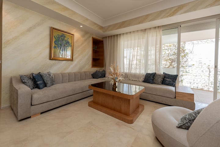 Luxe 2br Terrasse Panoramique | Cfc Centre Casa - Casablanca