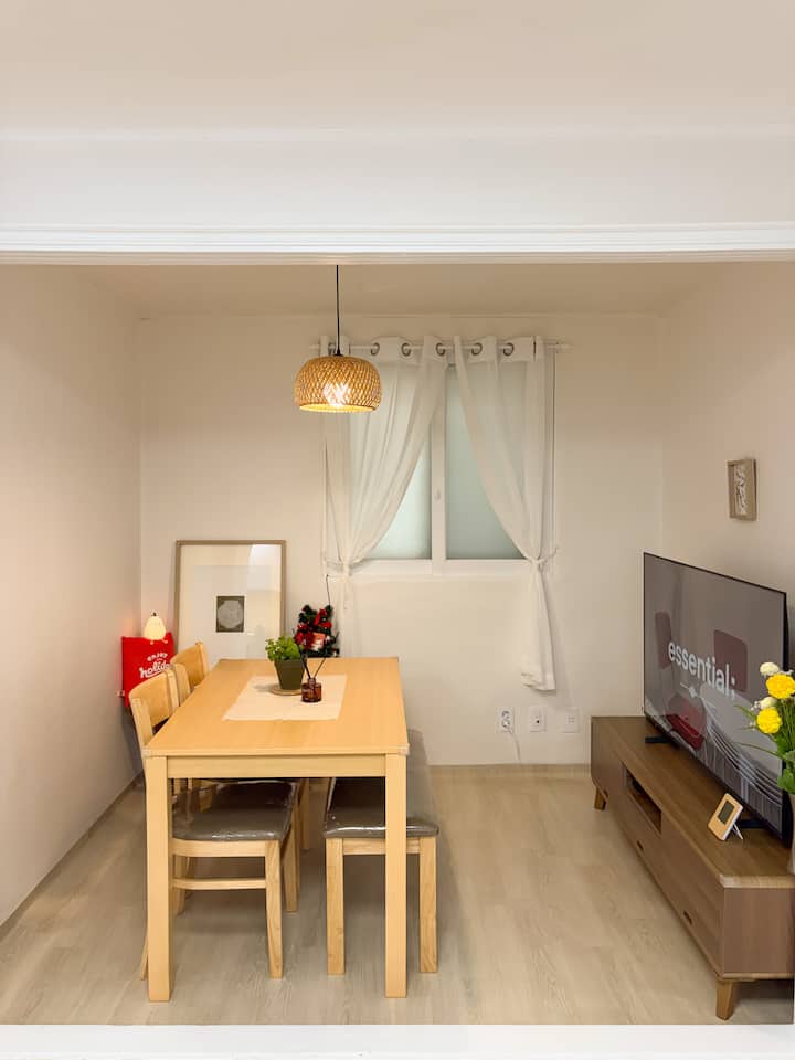 노원역 도보5분/55인치 Ott Tv/태릉 ,화랑대 6분/투룸/화랑대철도공원/공항6100번 - Seoul