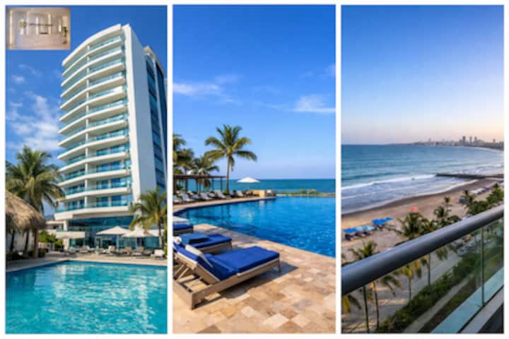 Catagena Beach Resort Apt#611 Oceanfrom Jacuzzi - Cartagena, Colombia