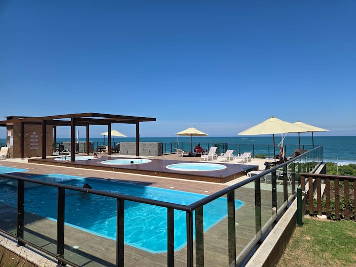 Ap Pé Na Areia/piscina, Churrasqueira E Segurança. - Barra Velha