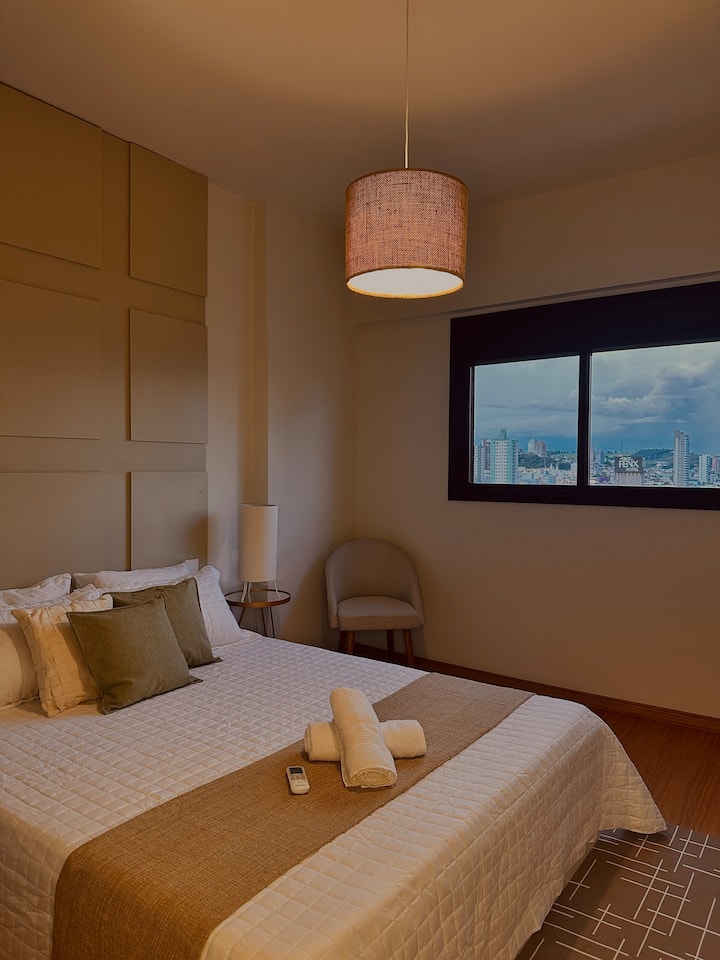 Apto Luxuoso Super Completo No Centro De Pa - Pouso Alegre