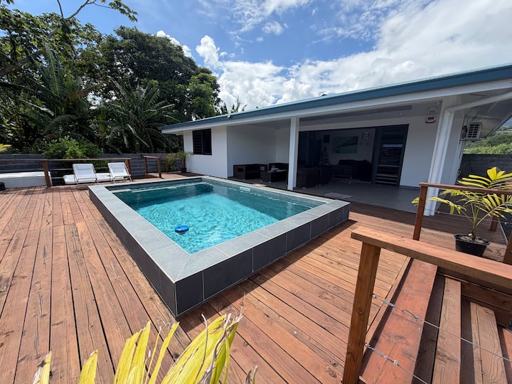 Maison Familiale Spacieuse Avec Piscine Papeari - French Polynesia