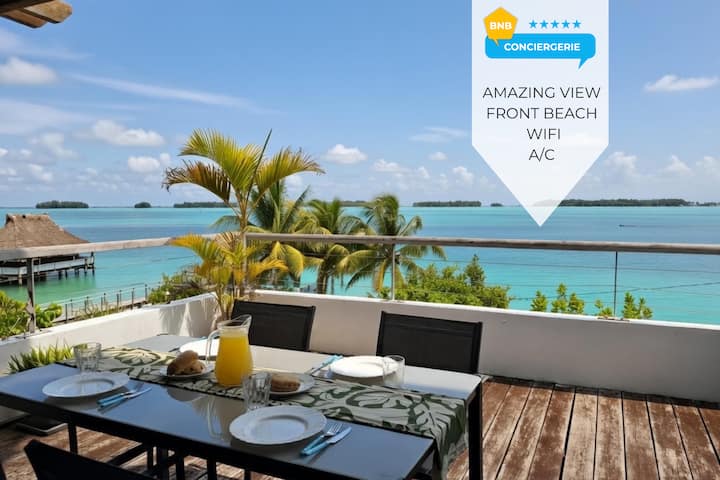 Grand Studio Face Au Lagon / Climatisation / Wifi - Bora-Bora