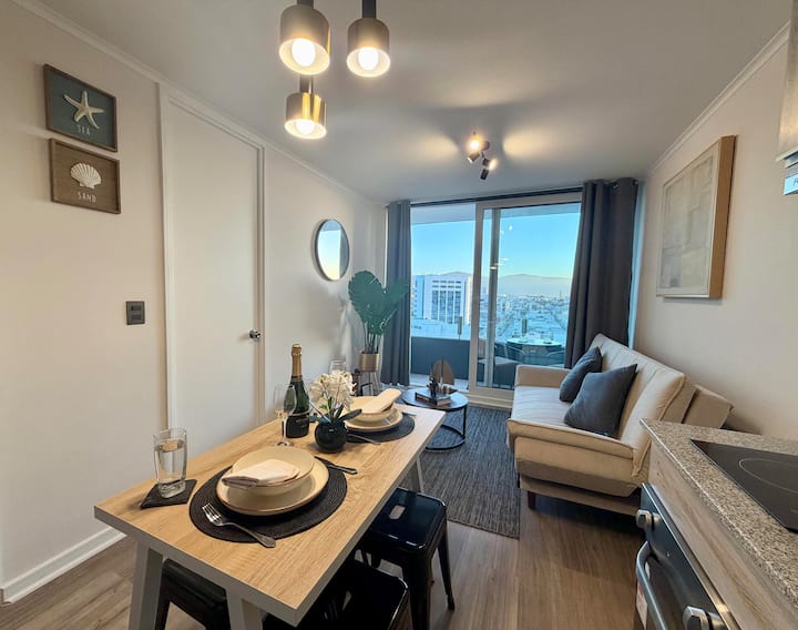 Escapada Moderna Y Excepcional + Vista A La Bahía - Coquimbo