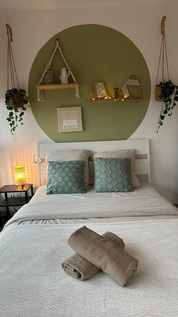 Studio Cosy 2 Pers – Centre & Gare – Lille - Lille