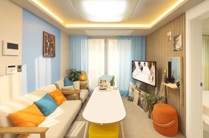 김포공항•송정역 5분•신축•무료주차•엘레베이터•소음x•고척돔•월드컵•홍대•광화문•낙산공원 - Bucheon-si