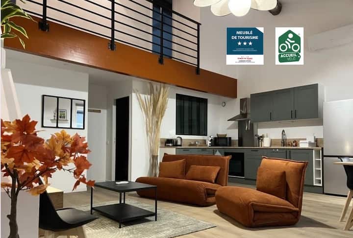 Loft 120m2 Capestang - Garage - Canal Du Midi - Capestang