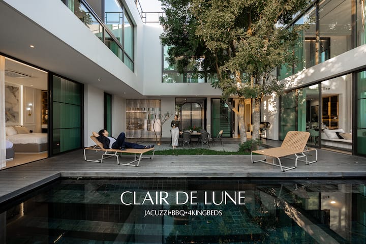 Clairdelune•9 Mins Airport•jacuzzi•bbq•4kingbeds - Chiang Mai