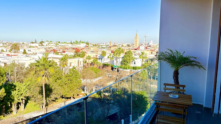 Vue Sur La Médina  Appartement Lumineux  Balcon - Casablanca, Maroc