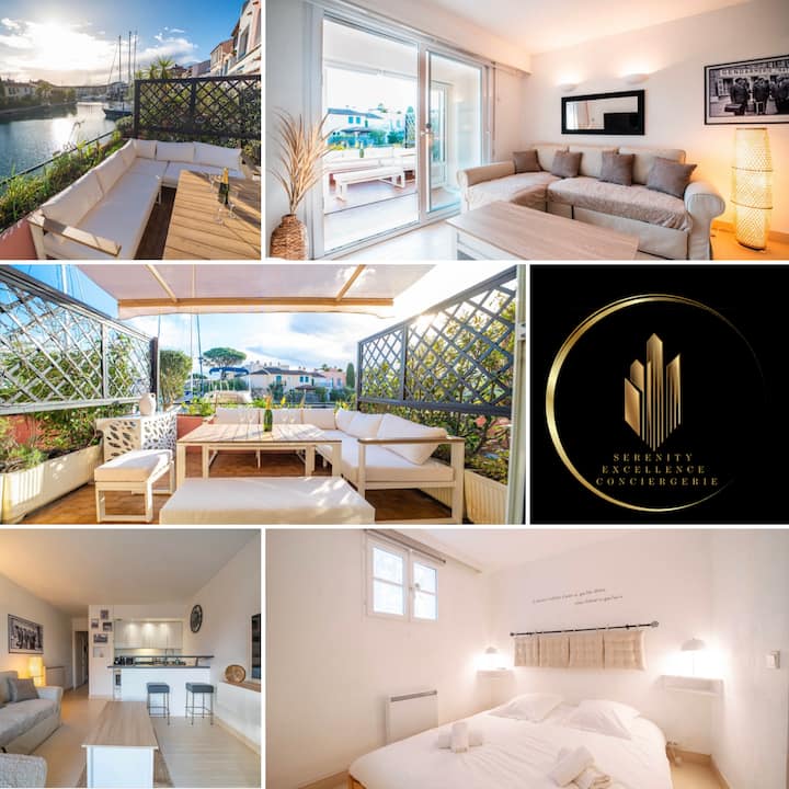 T2 Vue Port Terrasse & Clim | Port Grimaud - Grimaud