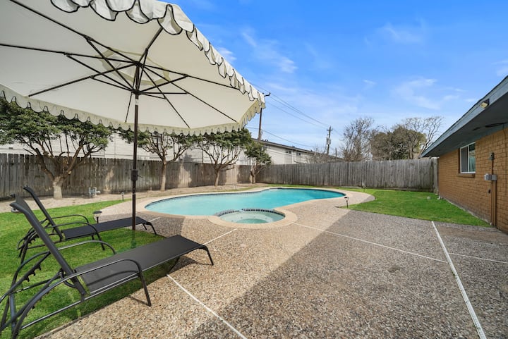 Chinatown Heated Pool/spa/close To Nrg/downtown - Houston, TX