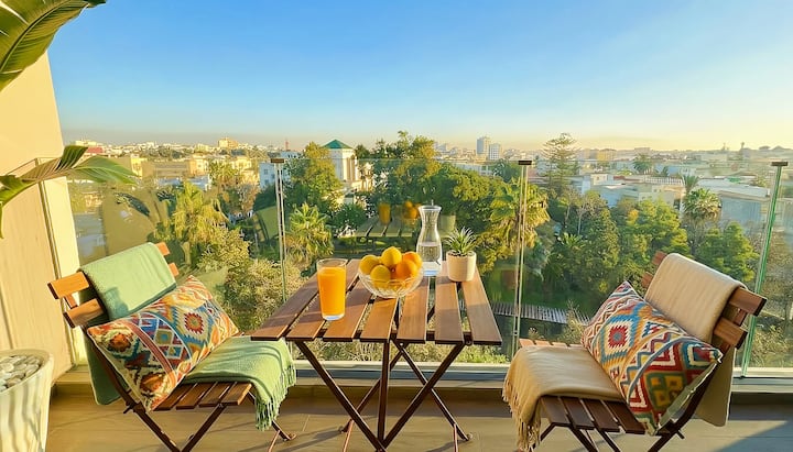 Vue Sur La Médina • Appart Ensoleillé • Balcon - Casablanca