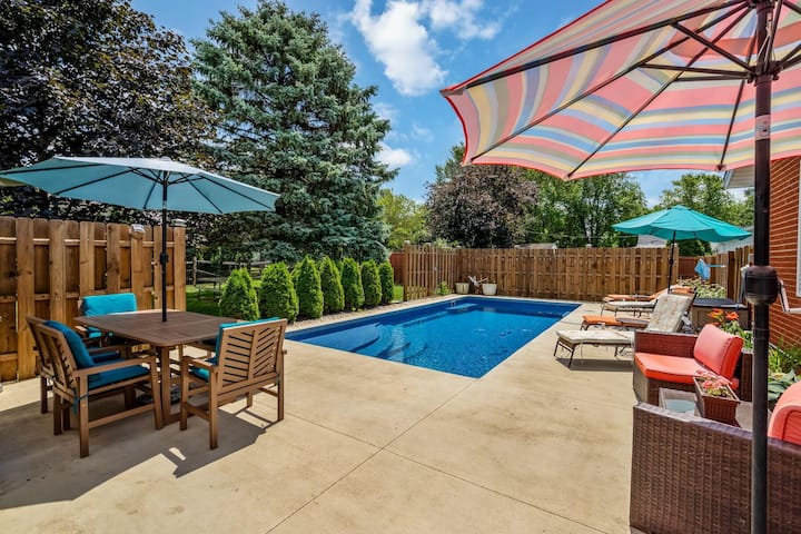 Luxury Ranch Retreat, 5br, Modern Home, Pool, Etc - West Jefferson, OH