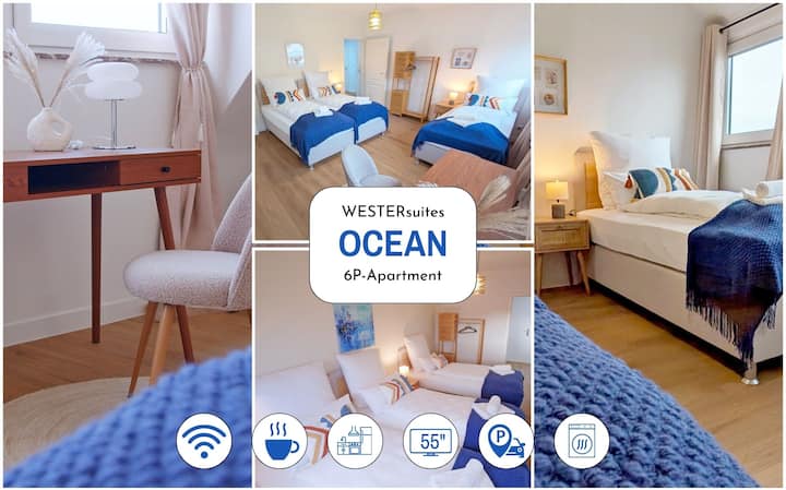 Westersuites | Ocean ~ Central 2br Kitchen Wifi - Bremen