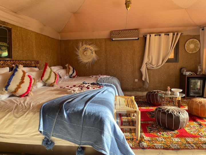 Chambre Triple Deluxe Agafay Ecolodge, Marrakech - Agafay
