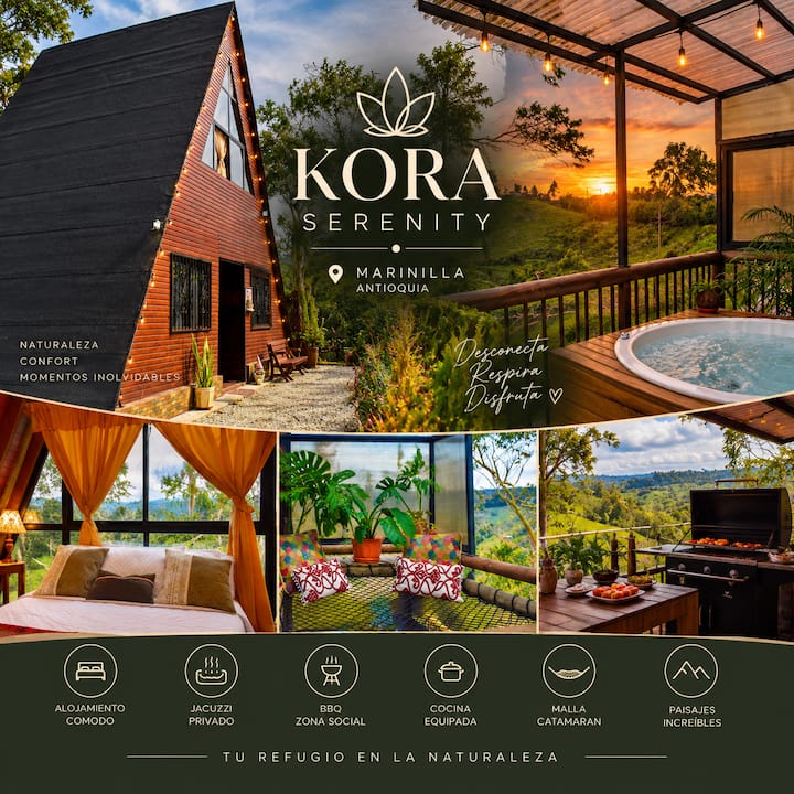 Cabin With Private Hot Tub, Bbq And An Incredible View - Marinilla