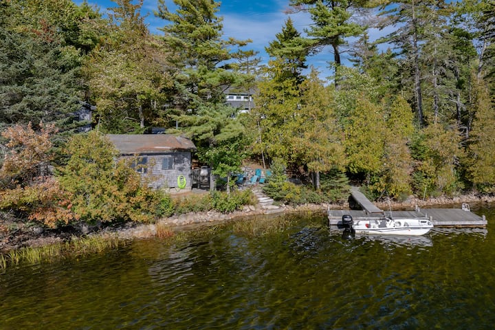 Pondside Cottage W/ Dock & Patio! [Loons Nest] - Bar Harbor, ME