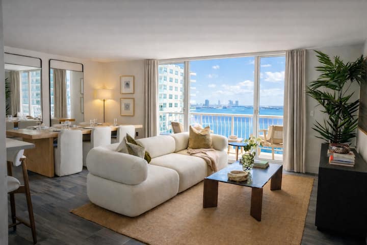 Brickell Bay View 2br+den | Downtown & Miami Beach - Miami, FL