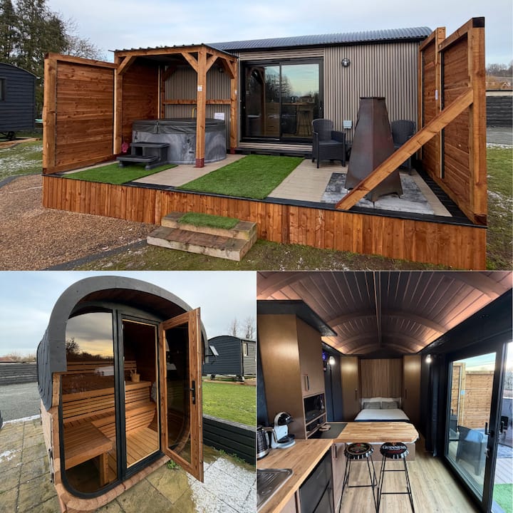 Swallows Sanctuary • Lakeside Hut • Sauna, Hot Tub - Berkshire