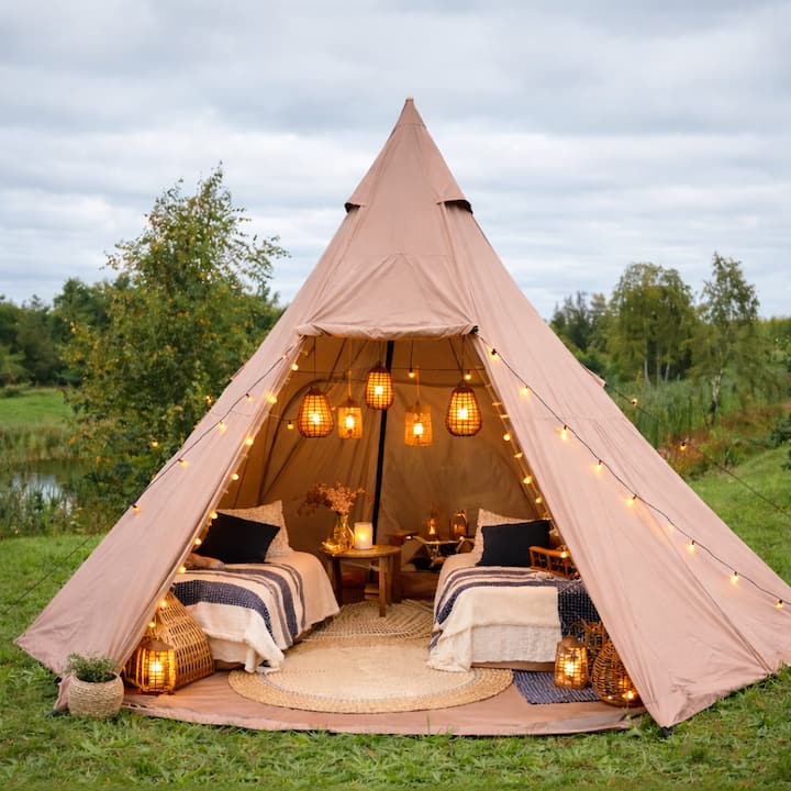 Cozy Tipi - The Lowfo House Lofoten - Moskenes