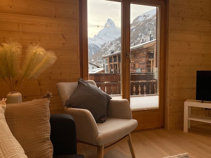 Zentrale, Renovierte Wohnung Mit Matterhornsicht - Zermatt