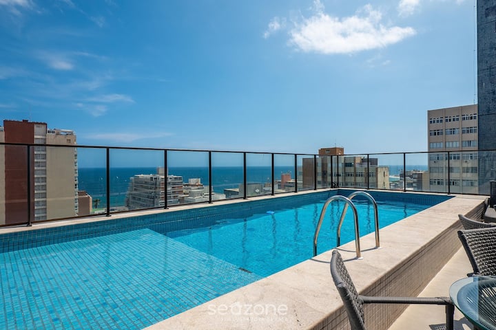 Apt W/ Partial Sea View 350m From The Beach Hpa904 - Salvador de Bahía
