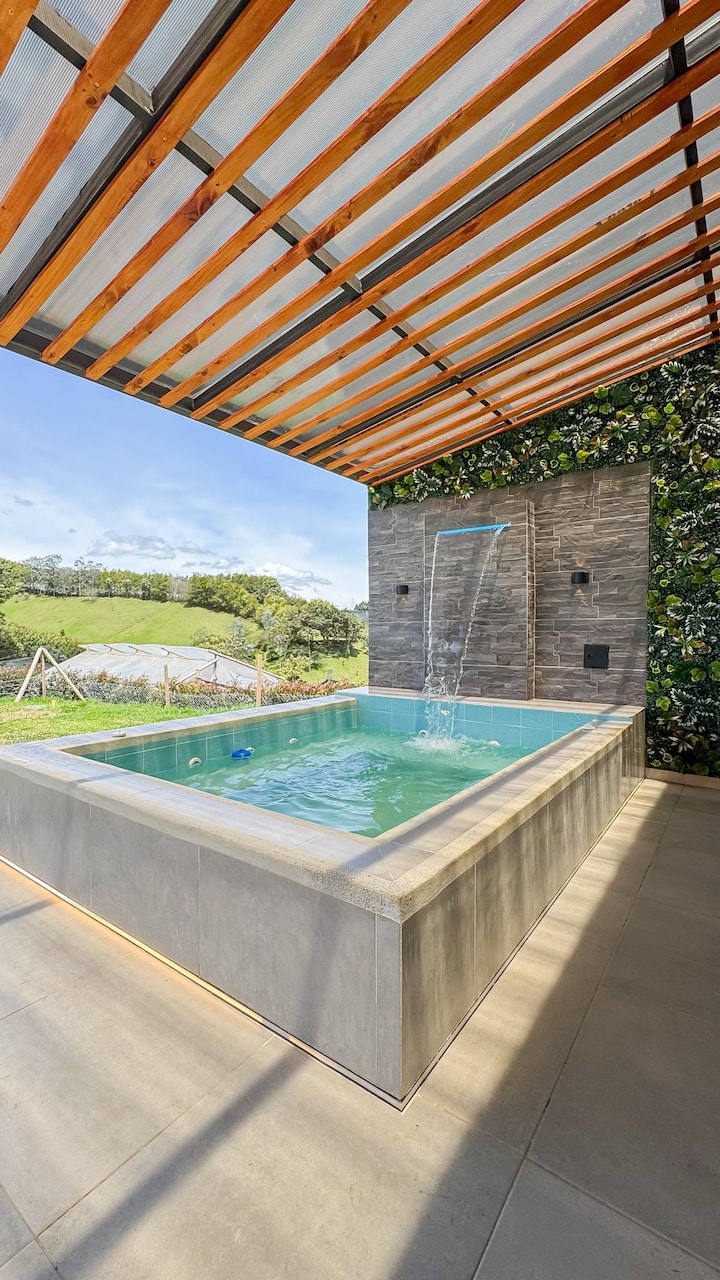 Finca Monteverde/jacuzzi/naturaleza/bbq/carmen V. - Rionegro