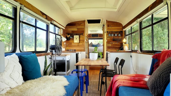 Molly The Bus At Happy Goat Farm - Harrington