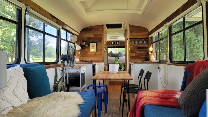 Molly The Bus At Happy Goat Farm - Harrington