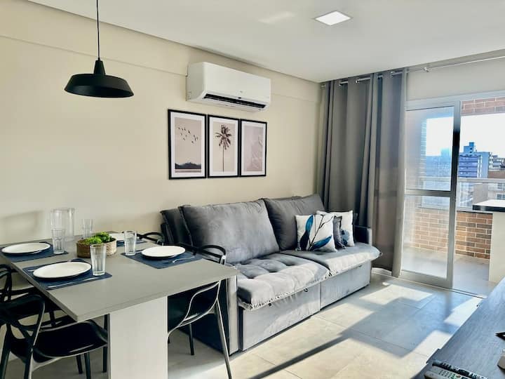 Alto Padrão Com Piscina Liberada! À 3min àPé Praia - Praia Grande