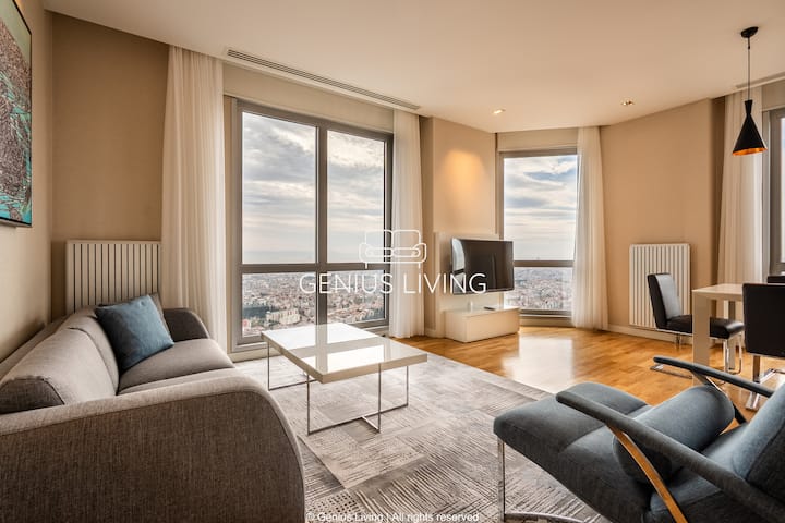 Sirius | Opulent Designed 2br Apt | 2bath+gym+pool - İstanbul