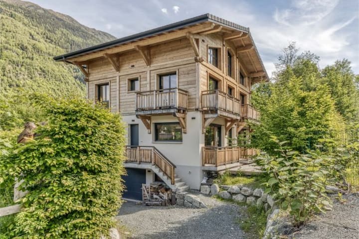 Chalet 8 Rooms, Sauna, Raclette & Fondue ! - Chamonix